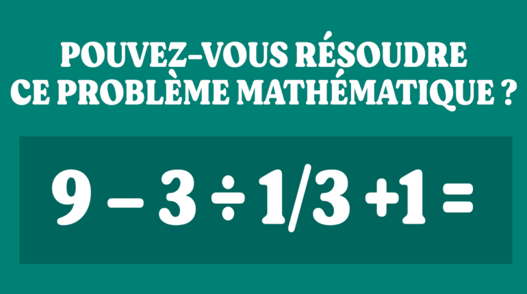 Ce problème mathématique est viral au Japon, seuls les génies sauront ...